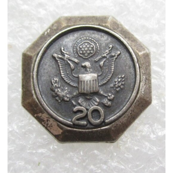 Other | Vtg Us Federal Government 2 Years Of Service Chrono Sterling ...